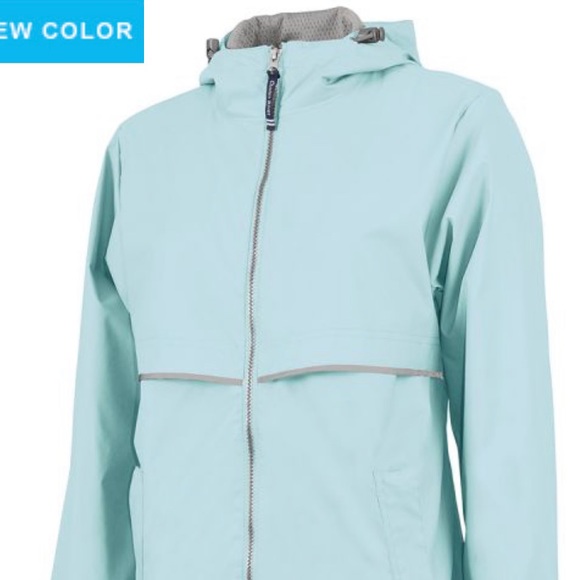 Charles River Apparel | Jackets & Coats | Aqua Blue Charles River Rain ...